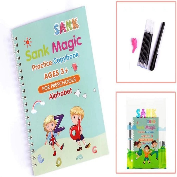 4 Pcs Sank Magic Practice Copy Book – Wholesaledock