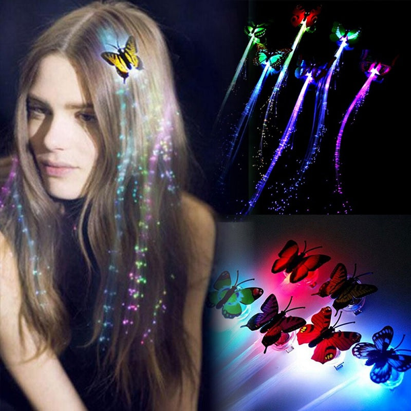 Butterfly Flashing LED Hair Braid – Wholesaledock